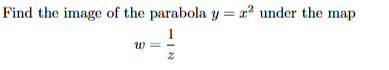 Solved Find the image of the parabola y=x2 ﻿under the | Chegg.com