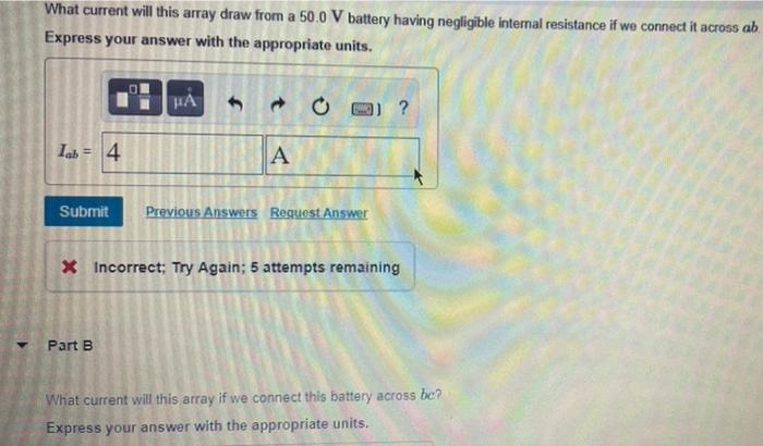 Solved Part A triangular array of resistors shown in For | Chegg.com