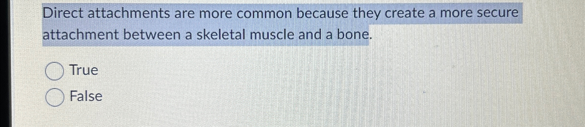 Solved Direct attachments are more common because they | Chegg.com
