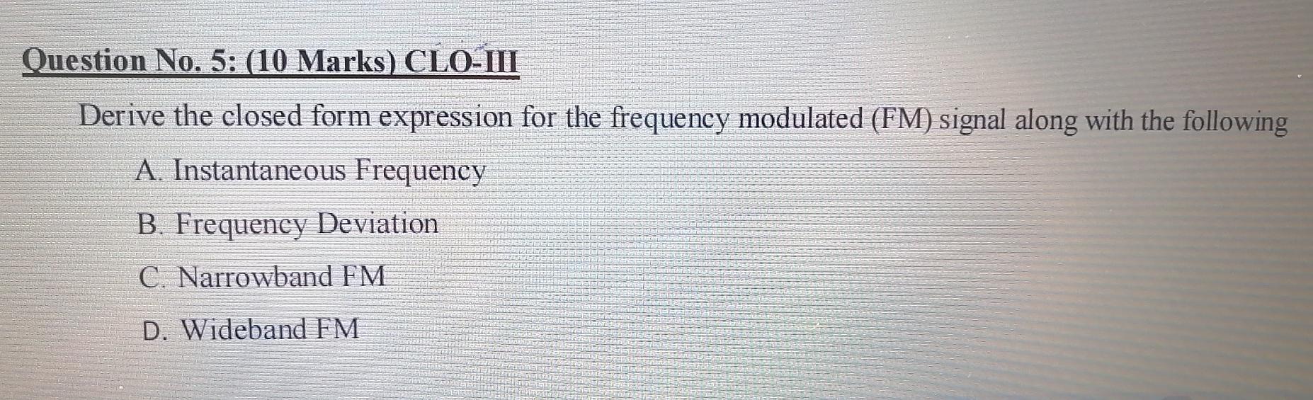 Solved Question No. 5: (10 Marks) CLO-III Derive the closed | Chegg.com Solved Question No. 5: (10 Marks) CLO-III Derive the closed | Chegg.com