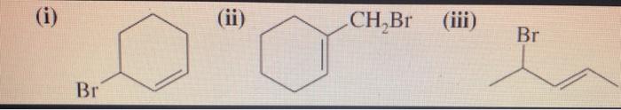 Solved 6-41 Allylic halides have the structure C=C-C-X a. | Chegg.com