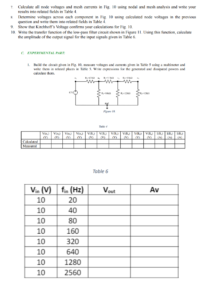 Calculate all node voltages and mesh currents in Fig. | Chegg.com