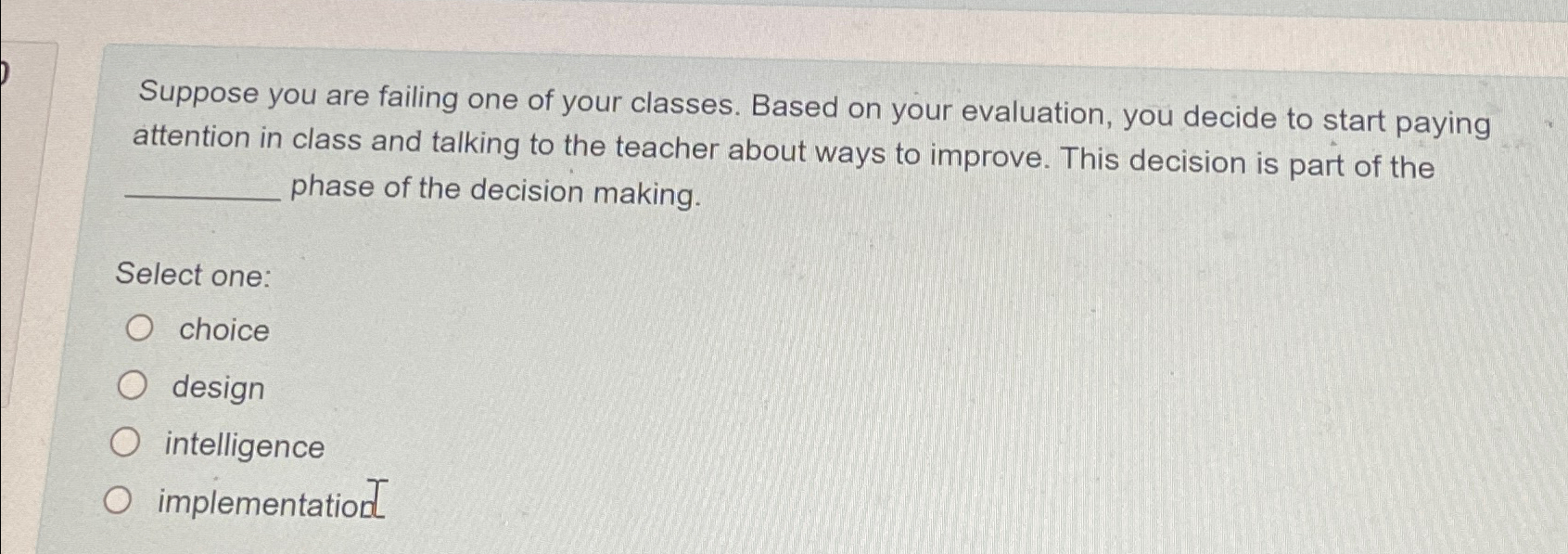 Solved Suppose you are failing one of your classes. Based on | Chegg.com