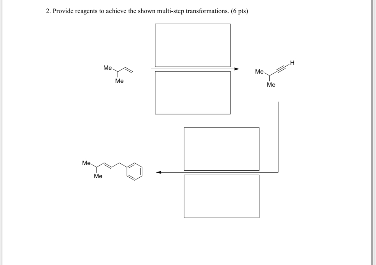 Solved Provide Reagents To Achieve The Shown Multi Step
