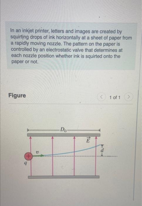 Solved In an inkjet printer, letters and images are created | Chegg.com