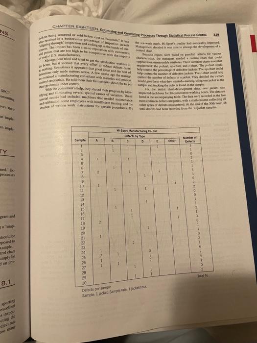 1. Compute c-bar, UCL(c) and LCL(c) for the new data, | Chegg.com