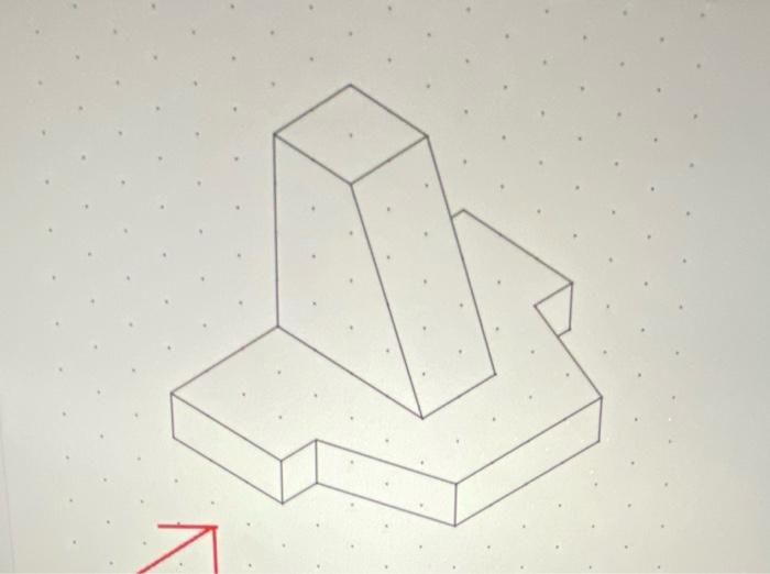 Solved Draw right side view, top view, and front view. | Chegg.com