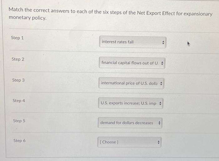 Solved Match the correct answers to each of the six steps of | Chegg.com