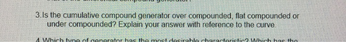 Solved 3.Is the cumulative compound generator over | Chegg.com
