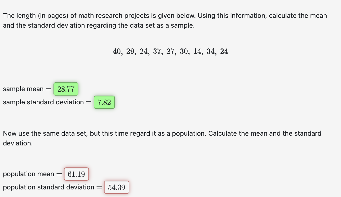 Solved The length (in pages) ﻿of math research projects is | Chegg.com