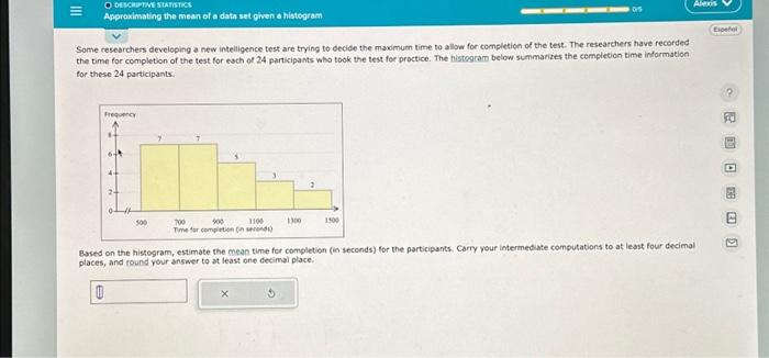 Solved O DESCRIPTIVE STATISTICS Approximating the mean of a | Chegg.com