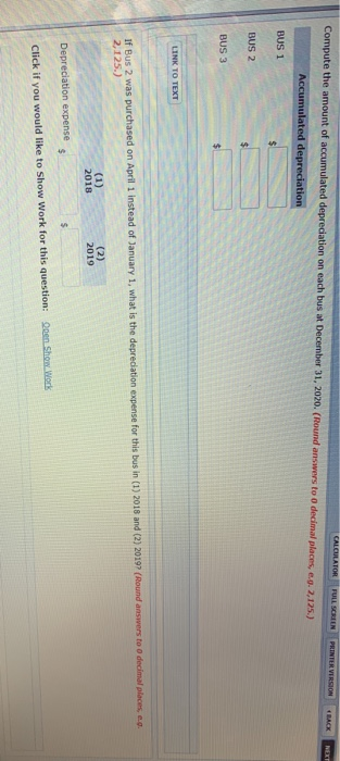 Solved CALCULATOR FULL SCREEN PRINTER VERSION HACK NEXT | Chegg.com