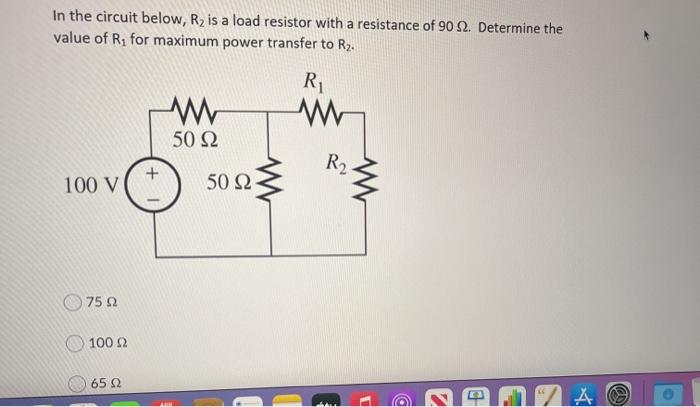 Solved In the circuit below, Rz is a load resistor with a | Chegg.com