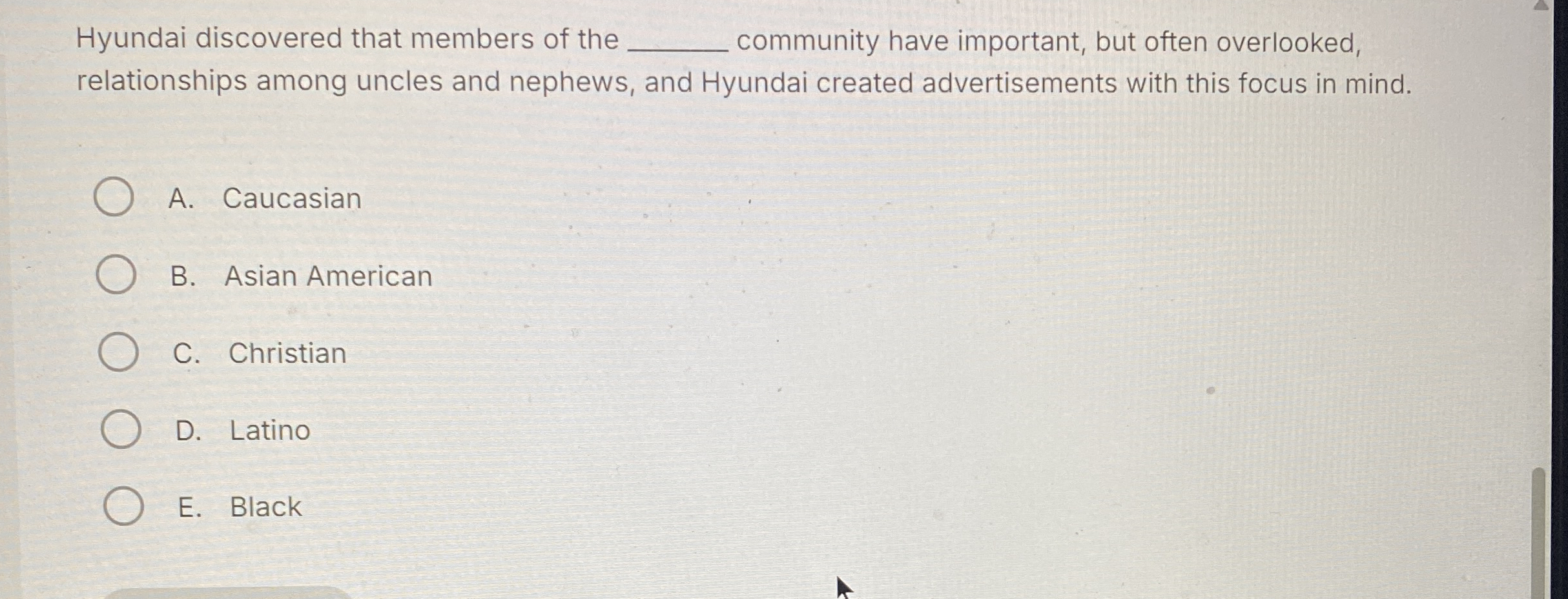 Solved Hyundai discovered that members of the ﻿community | Chegg.com