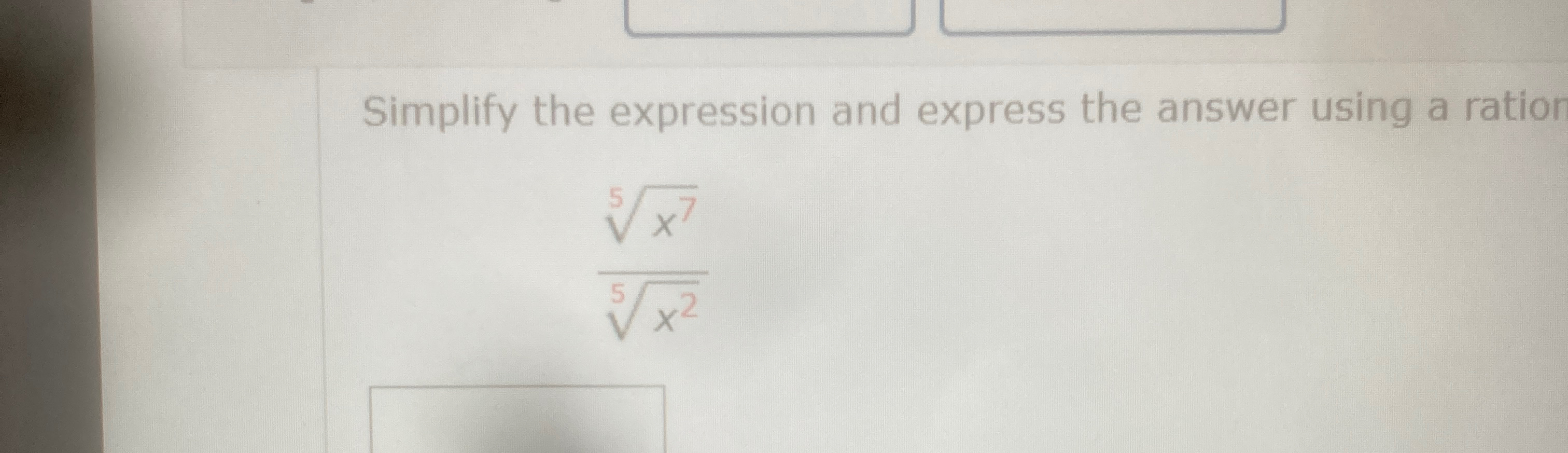 Solved Simplify the expression and express the answer using | Chegg.com