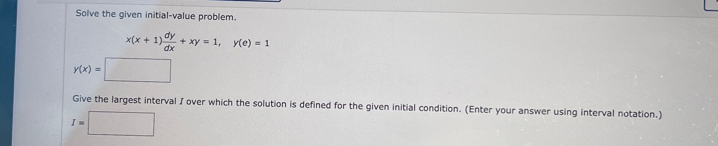 Solved Solve the given initial-value | Chegg.com