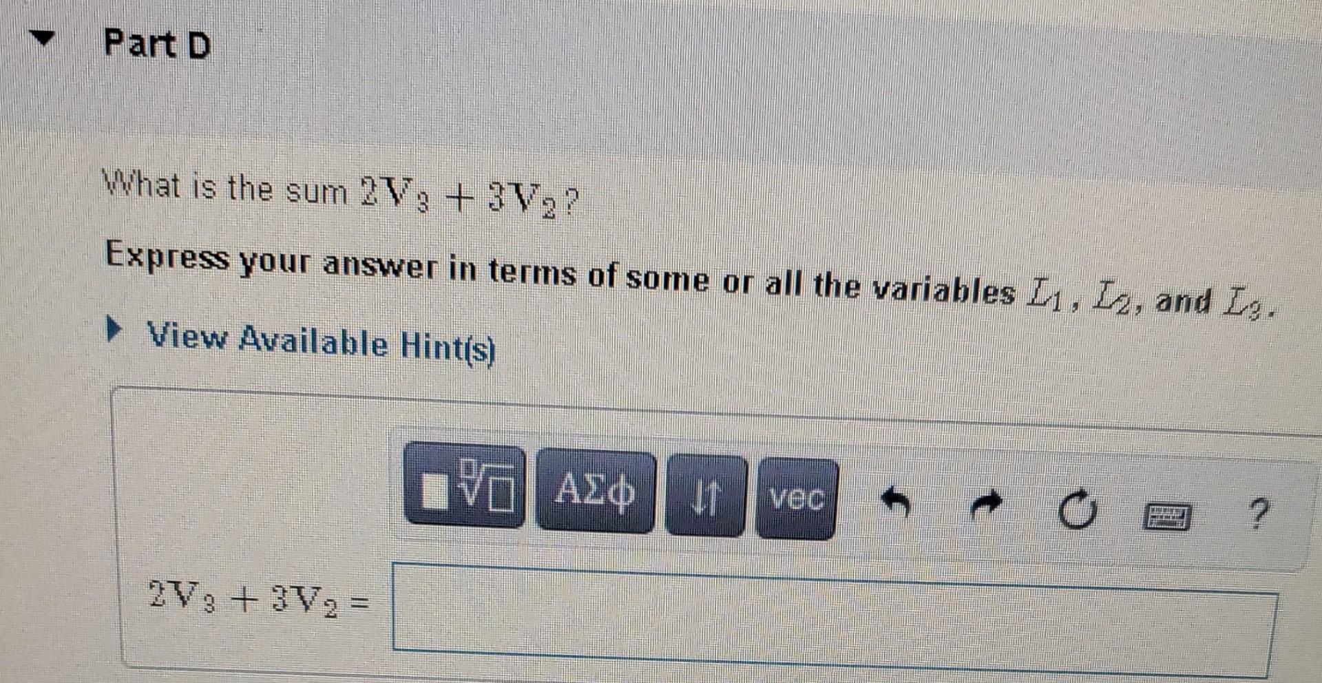 Solved Learning Goal: To practice vector addition in a unit | Chegg.com