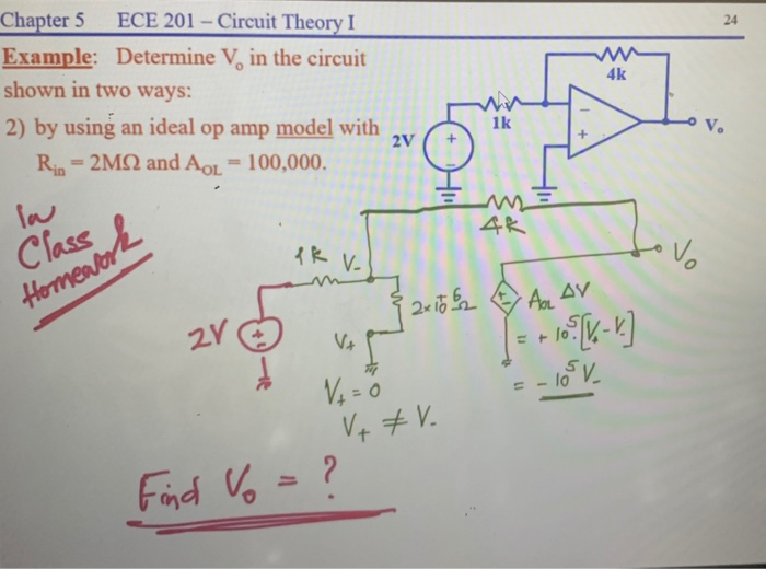 Solved Chapter 5 ECE 201 - Circuit Theory I Example: | Chegg.com