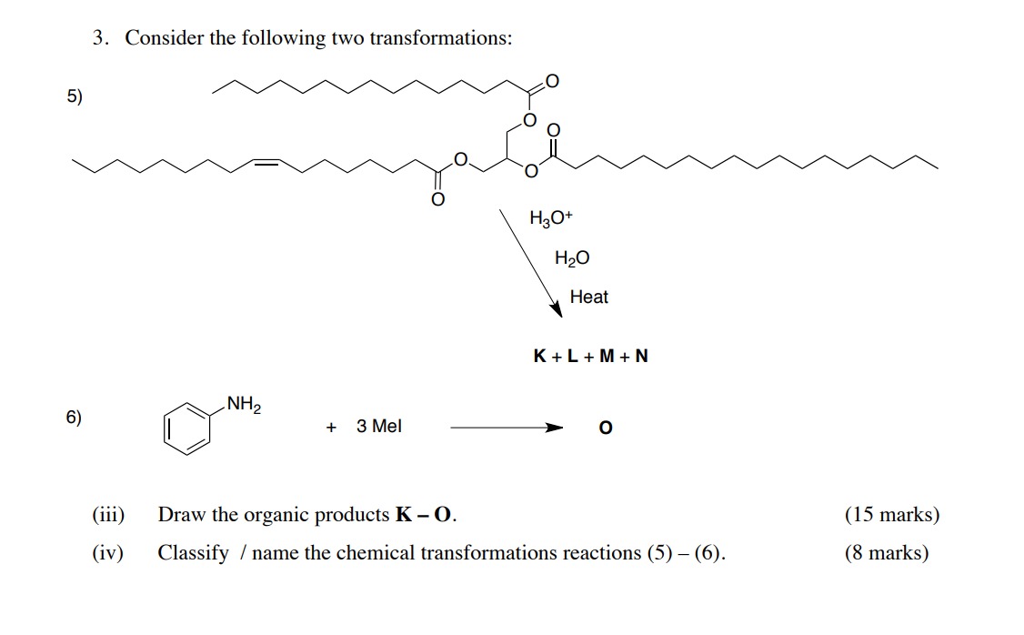 Solved Consider the following two transformations:(iii) | Chegg.com
