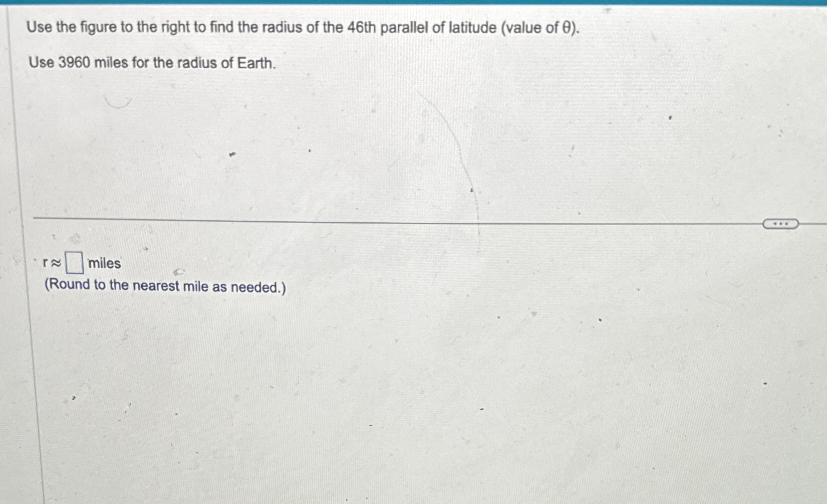 Solved Use the figure to the right to find the radius of the | Chegg.com