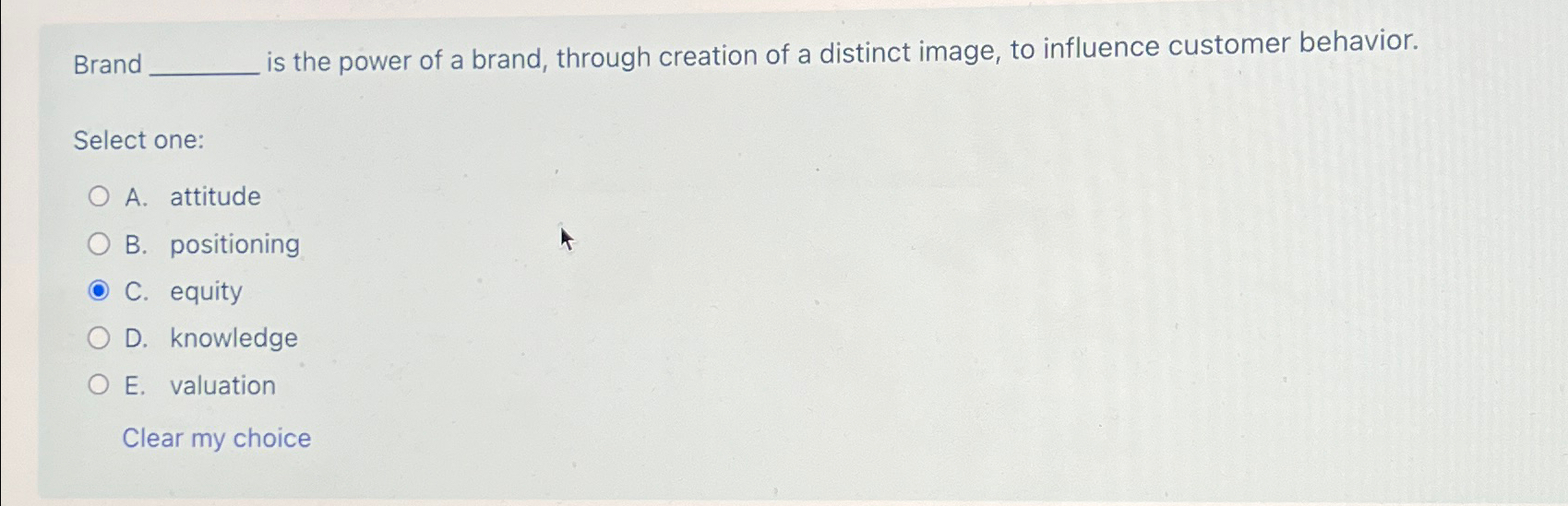 Solved Brand is the power of a brand, through creation of a | Chegg.com