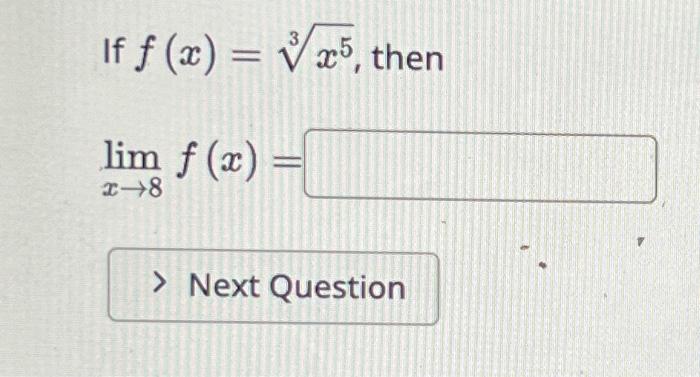 Solved f(x)=3x5 | Chegg.com