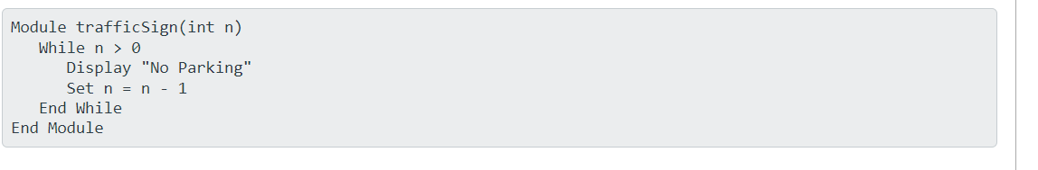 Solved The following module/function uses a loop. Rewrite it | Chegg.com