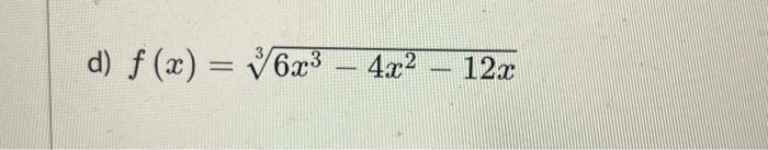 Solved Find the derivatives for the following functions with | Chegg.com