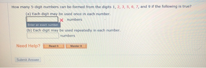 Solved How many 5-digit numbers can be formed from the | Chegg.com