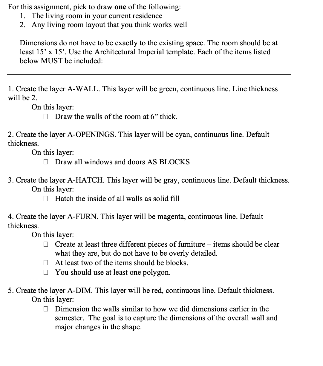 Solved For this assignment, pick to draw one of the | Chegg.com