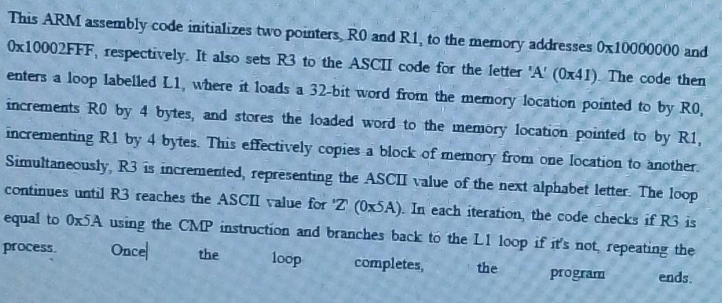 Solved AREA G7, CODE, READONLY EXPORT main ENTRY ENDThis ARM | Chegg.com