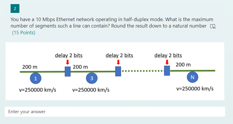 Solved You have a 10 ﻿Mbps Ethernet network operating in | Chegg.com