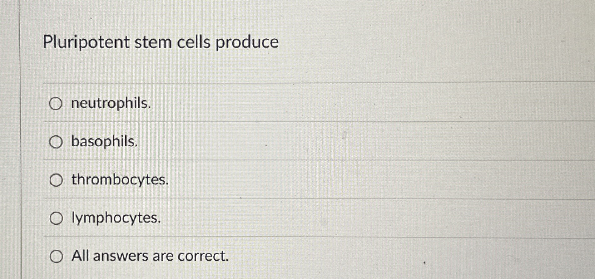 Solved Pluripotent stem cells | Chegg.com