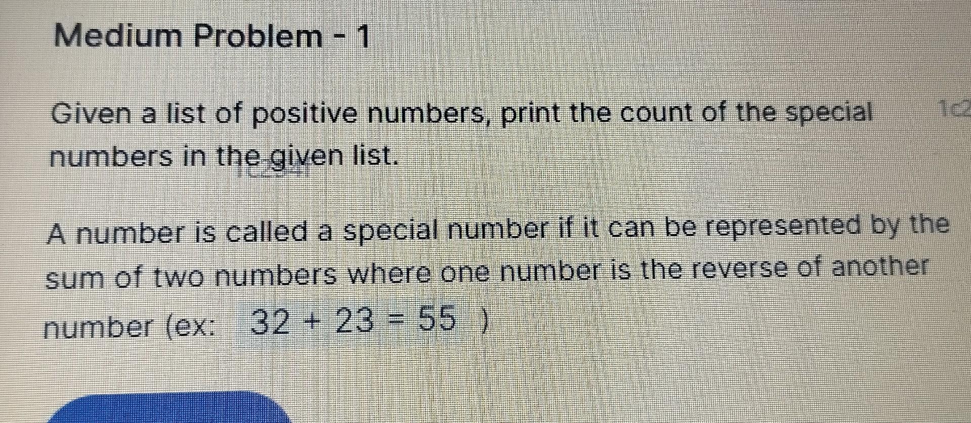 Solved Medium Problem - 1 Given a list of positive numbers, | Chegg.com