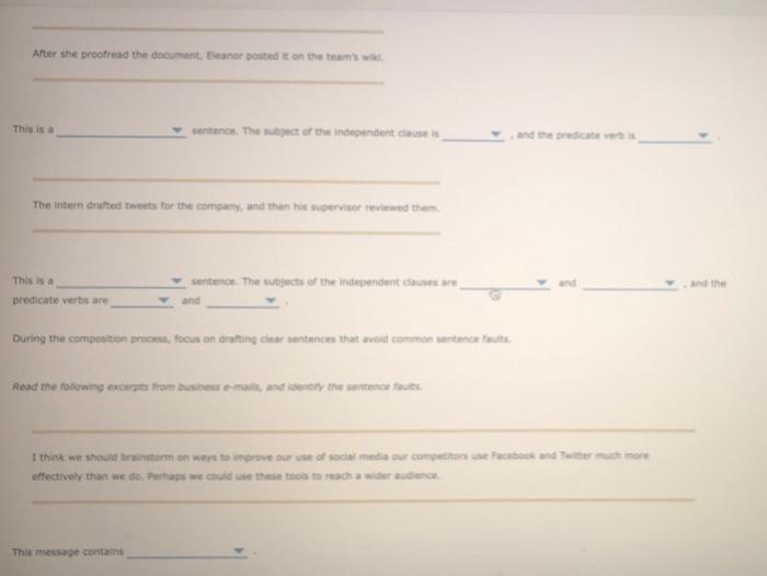 4. Composing the First Draft with Effective Sentences | Chegg.com