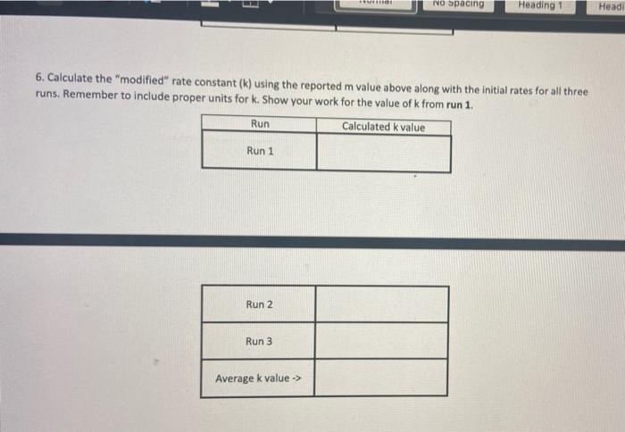 Solved PART 1 1. Report the stock solution concentrations of | Chegg.com
