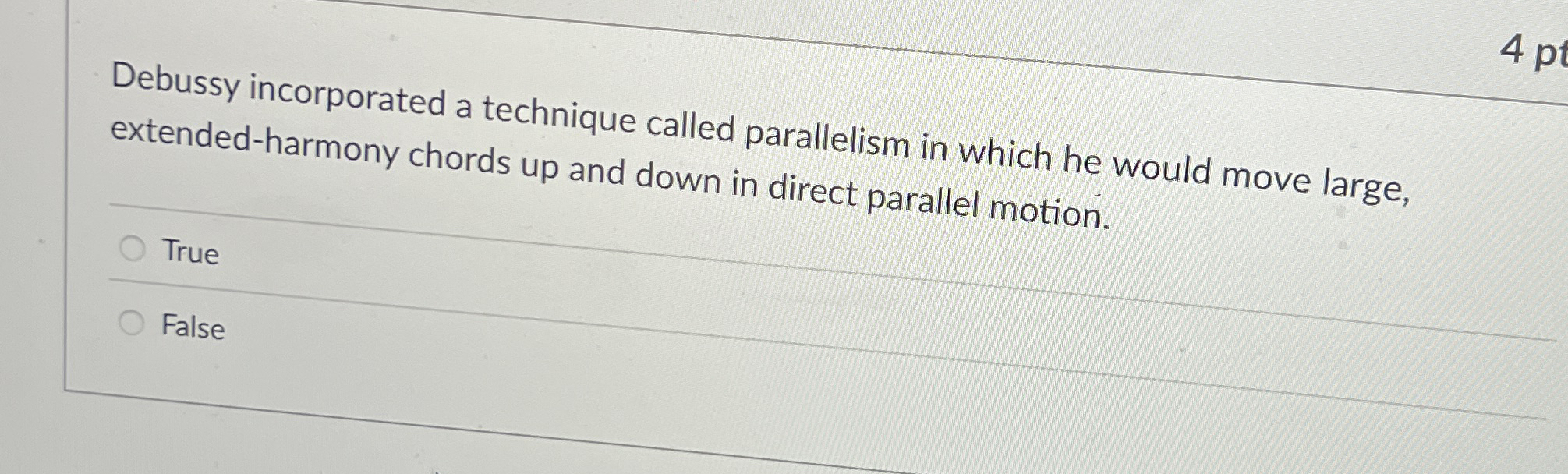 Solved Debussy incorporated a technique called parallelism | Chegg.com