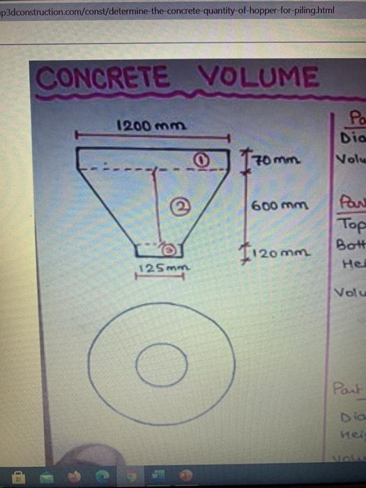 Solved p3dconstruction.com/const/determine the | Chegg.com