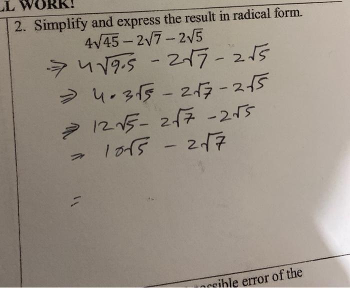 Solved er 4. Determine the greatest possible error of the | Chegg.com