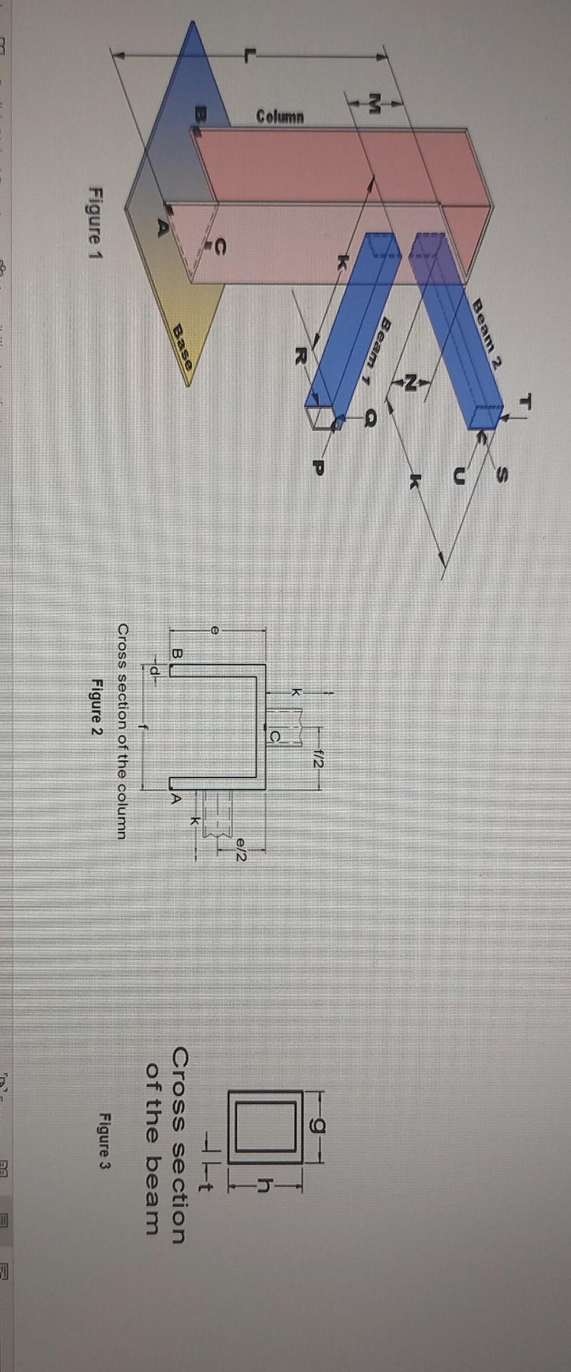 Solved A column structure made with a uniform cross-section | Chegg.com