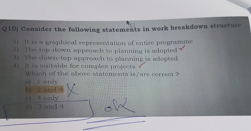 Solved Q10) ﻿Consider the following statements in work | Chegg.com