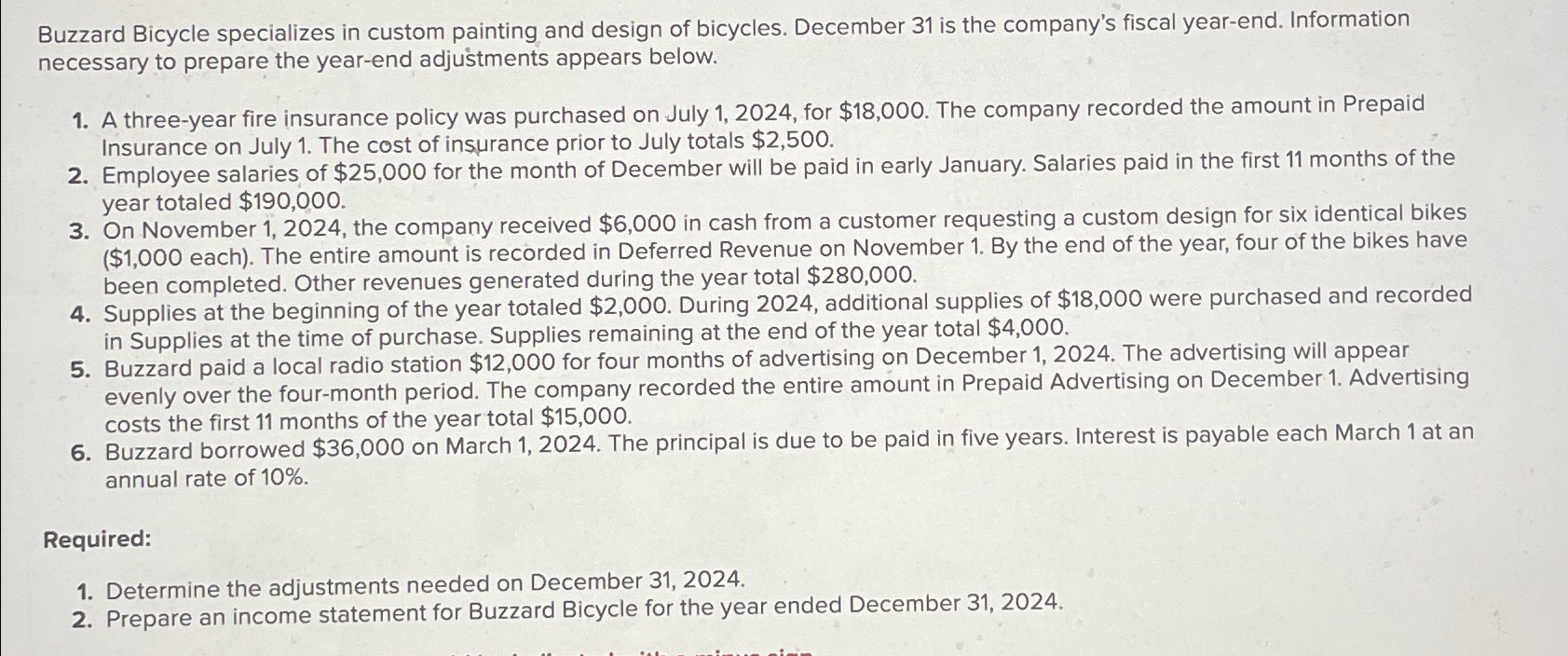 Buzzard Bicycle specializes in custom painting and | Chegg.com