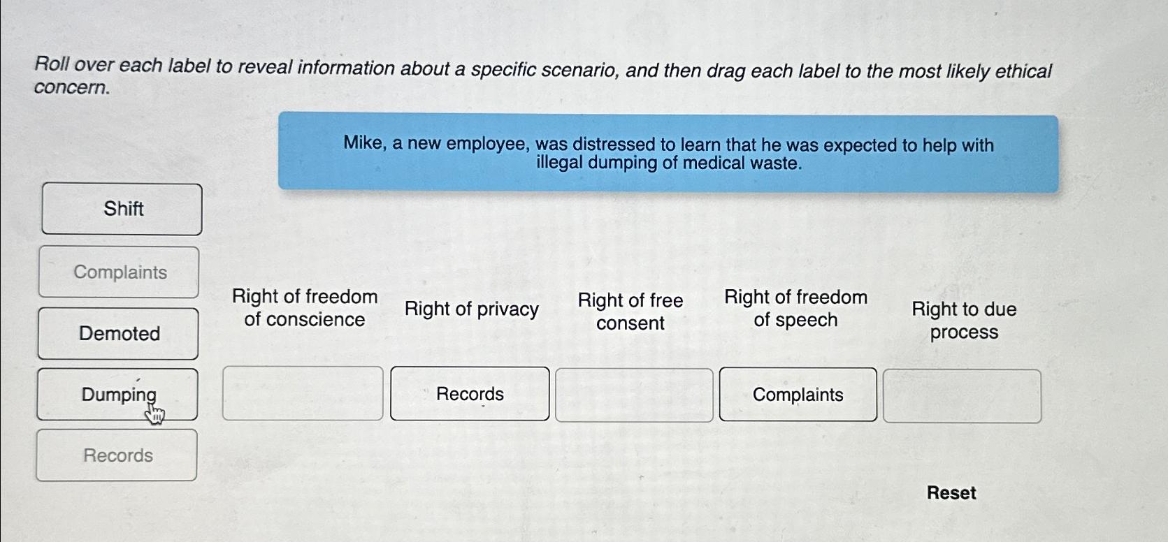 Solved Roll over each label to reveal information about a | Chegg.com