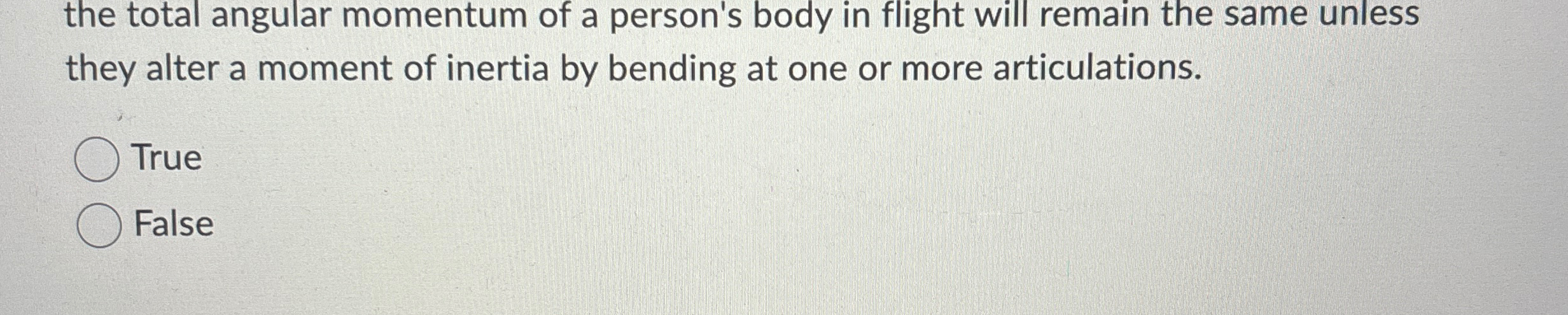 Solved the total angular momentum of a person's body in | Chegg.com