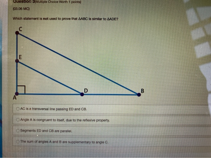 Solved Question 3(Multiple Choice Worth 1 points (03.06 MC) | Chegg.com