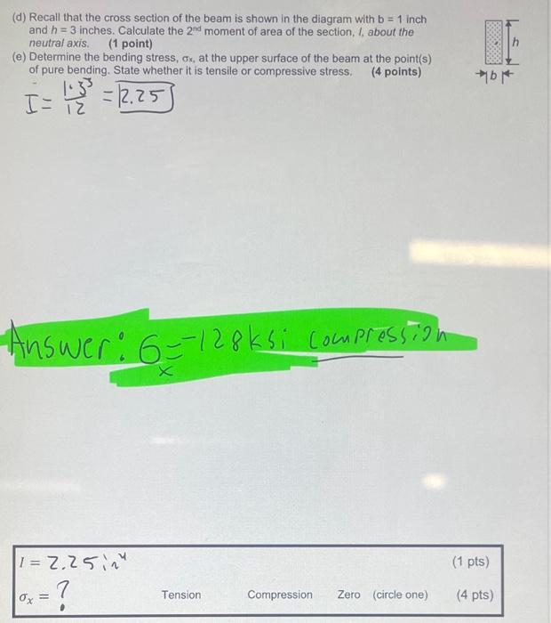 Solved EVERYTHING I HAVE IS RIGHT. NEED SOLUTION TO PART E | Chegg.com