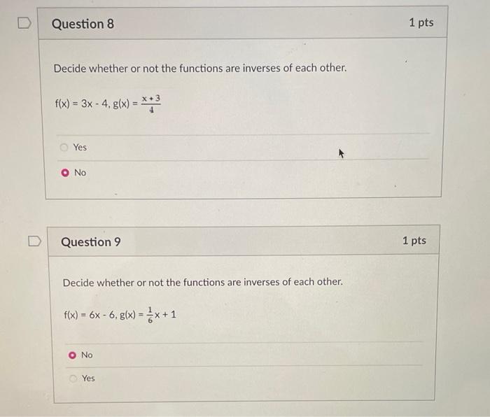 Solved D Question 8 1 Pts Decide Whether Or Not The 
