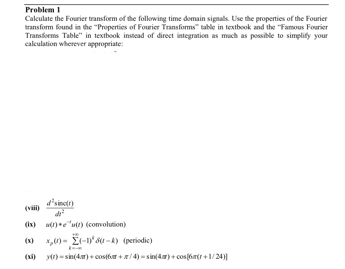Solved Problem 1 Please slove in deitals i need all the | Chegg.com