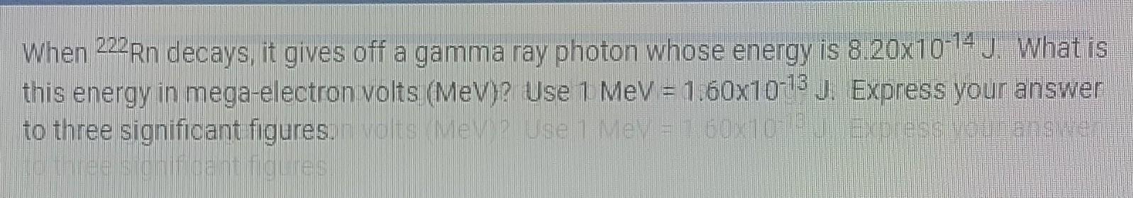 Solved A radioactive process produced an alpha particle and | Chegg.com