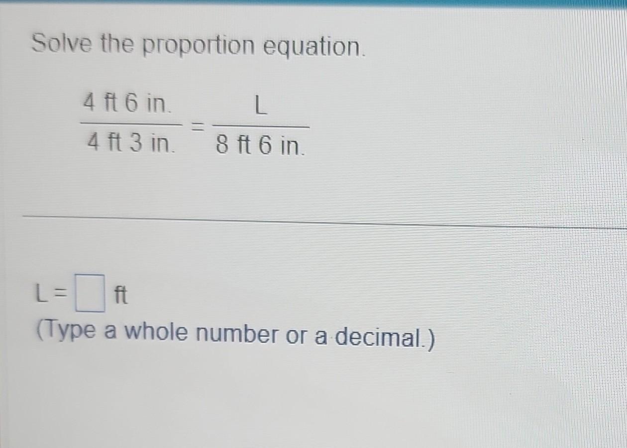 Solved Solve the proportion equation. | Chegg.com